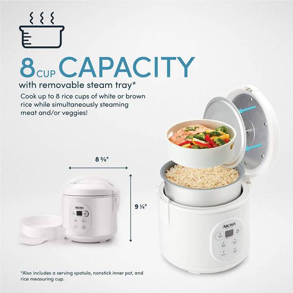 Aroma 8 Cup Cool Touch Rice Cooker ARC914D Blain s Farm Fleet