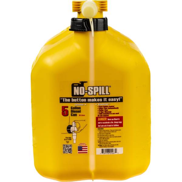 No-Spill 5 Gallon Diesel Can - 1467 | Blain's Farm & Fleet