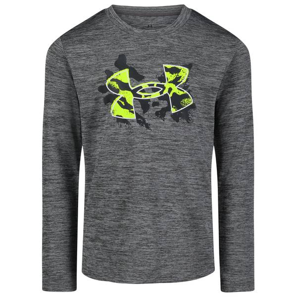 Under Armour Boy's Logo Tech Twist Long Sleeve Tee - UAFHA38E-021-5 ...