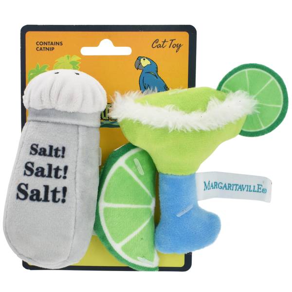 Margaritaville 3-Pack Margarita/Salt/Lime Cat Toy - 56307 | Blain's ...