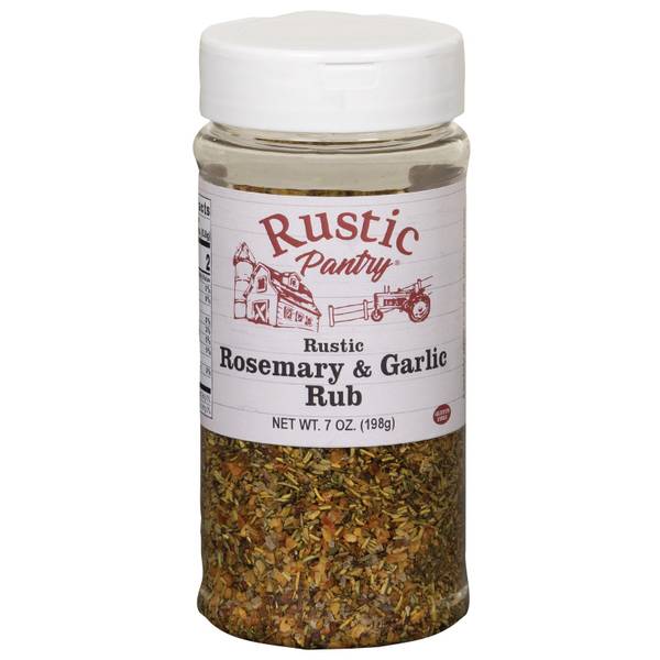 Rustic Pantry 7 oz Rustic Rosemary and Garlic Rub - 714 | Blain's Farm ...