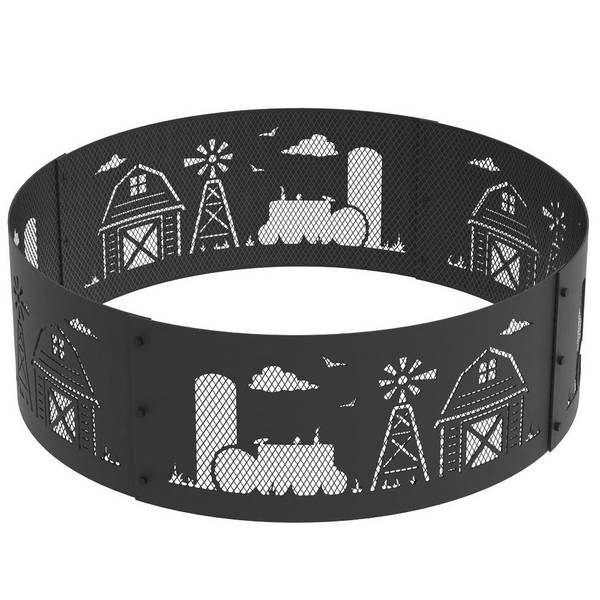 Blue Sky 36" Farm Design Fire Ring - FR361208FD | Blain's Farm & Fleet