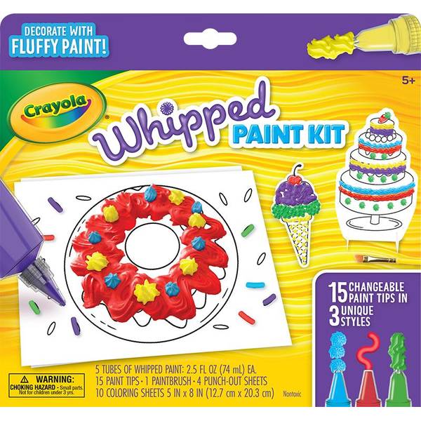 Crayola Whipped Paint Activity Set - 54-1095 | Blain's Farm & Fleet