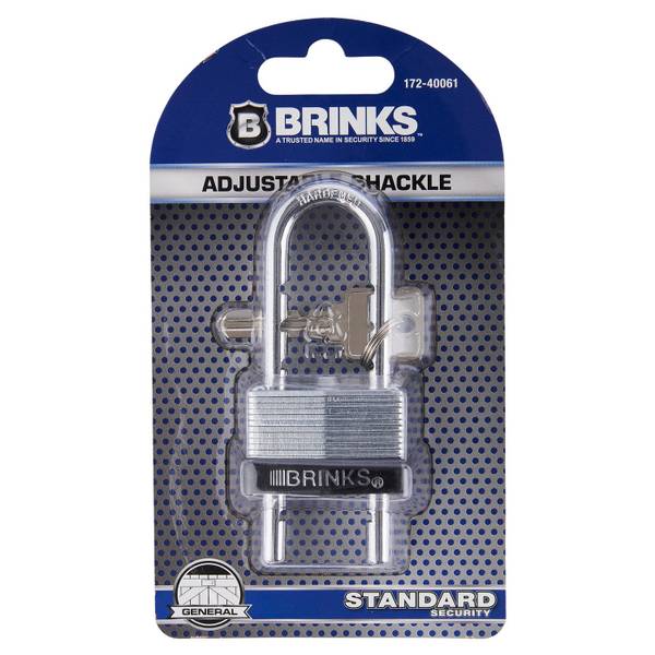 Brinks 40 mm Laminated Steel Warded Lock with Adjustable Shackle - 172 ...