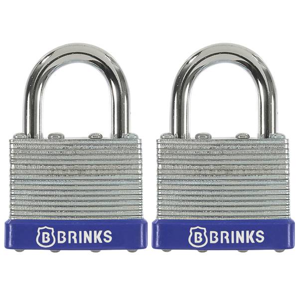 Brinks 2-Pack 40mm Laminated Steel Padlock - 172-40201 | Blain's Farm ...