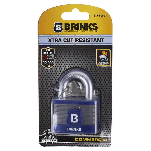 Brinks 50MM Commercial Laminated Steel Padlock - 677-50001 | Blain's ...