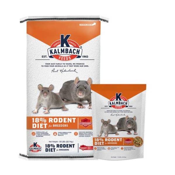 Kalmbach Feeds 10 lb 18% Rodent Diet Cubes - 918ROD10 | Blain's Farm ...