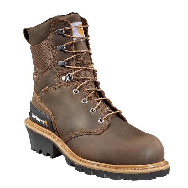 Carhartt Men's WTPF Ins 8" Climbing CT Logger - CML8369-8 | Blain's ...