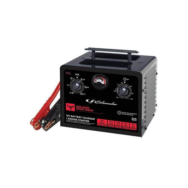 Schumacher 250A 6V/12V Timer-Controlled Battery Jump Starter - FRO1666 ...