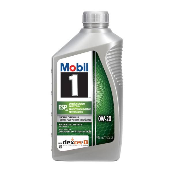 Mobil 1 1 Quart ESP X2 0W-20 Full Synthetic Motor Oil - 125386 | Blain ...