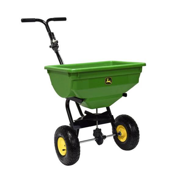 John Deere 85 lb Push Rod Control Broadcast Spreader - 45-0532-JD ...