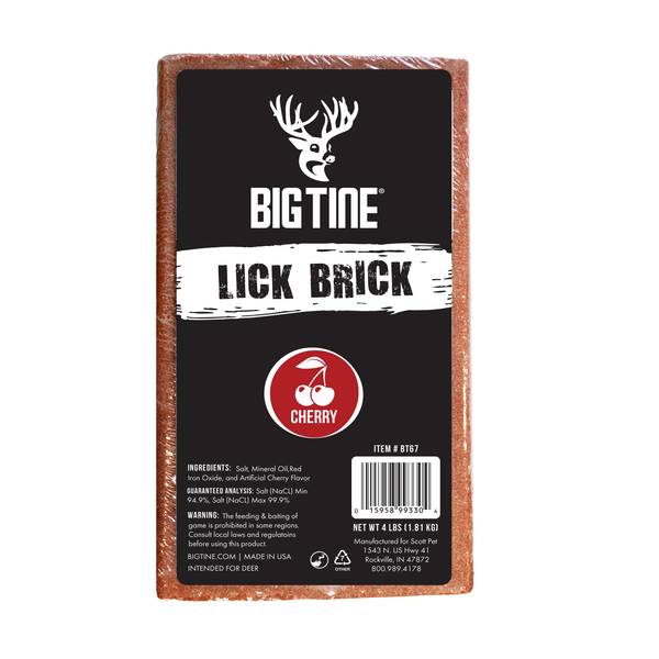 Big Tine 4 lb Cherry Lick Brick - BT67 | Blain's Farm & Fleet