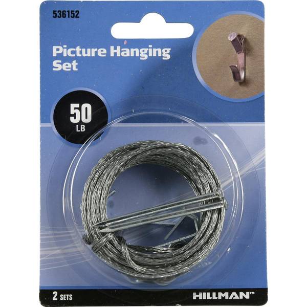 Hillman Zinc Picture Hanging Kit - 536152 | Blain's Farm & Fleet