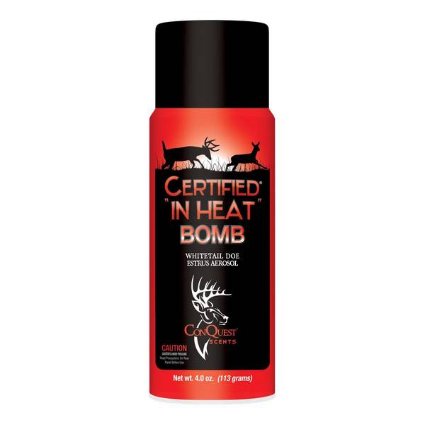 Conquest Scents 4 oz Certified in Heat Bomb - 160355 | Blain's Farm & Fleet