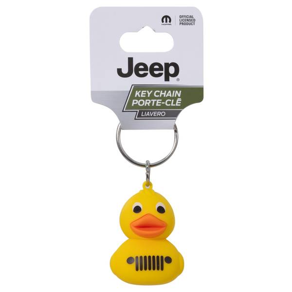 Plasticolor Jeep Rubber Duck Keychain - 004596R01 | Blain's Farm & Fleet