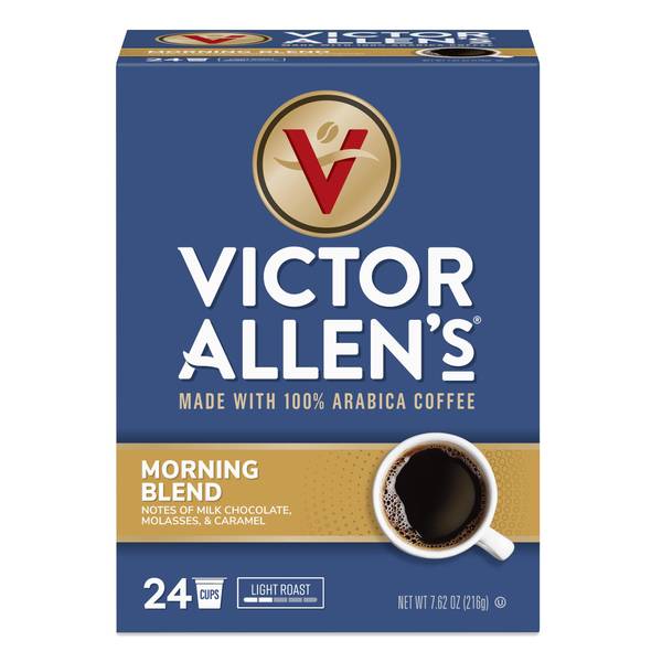 Victor Allen's Coffee 24-Count Morning Blend, Light Roast Single Serve ...