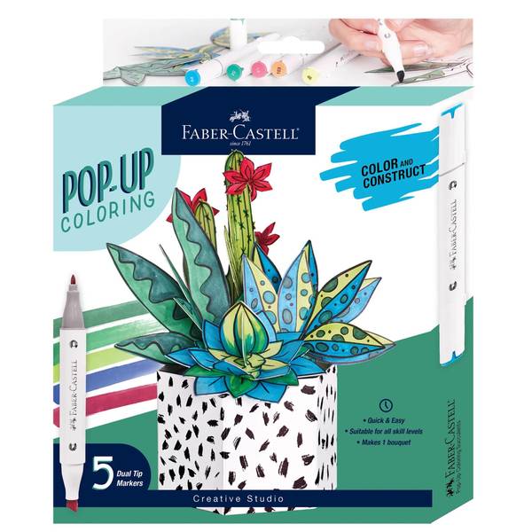 Creativity For Kids Pop Up Coloring Bouquet Succulents - fc770428 ...