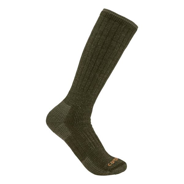 Carhartt Men's Midweight Synthetic-Wool Blend Boot Socks - SB9780M ...