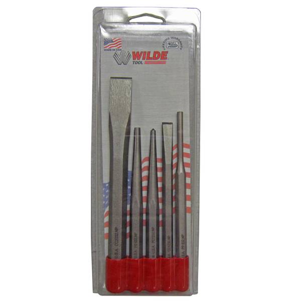 Wilde Tool Co 5-Piece Punch and Chisel Set - K 5.NP | Blain's Farm & Fleet