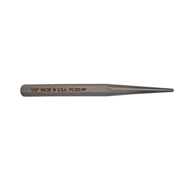 Wilde Tool Co 3/32" x 4 1/2" Solid Punch - PS 332.NP/HT | Blain's Farm ...