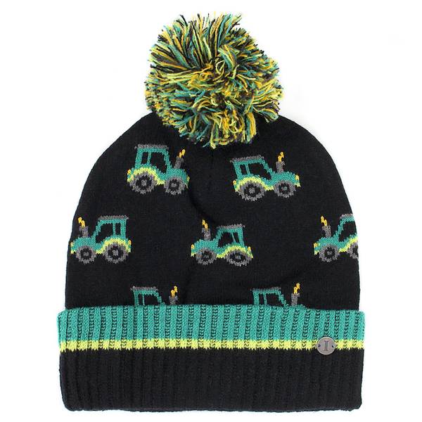 Igloos Boy's Tractor Knit Cuff Cap - BH317-40-BLN-OS | Blain's Farm & Fleet