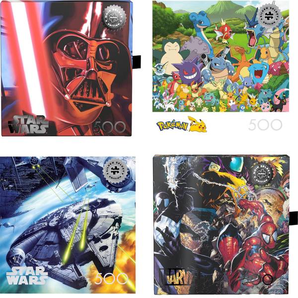 Buffalo Games Silver Select 500 Piece Jigsaw Puzzle Assortment - 30000 ...