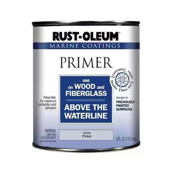Rust-Oleum 2-Pack 1 Quart Marine Coatings Wood & Fiberglass Primer ...