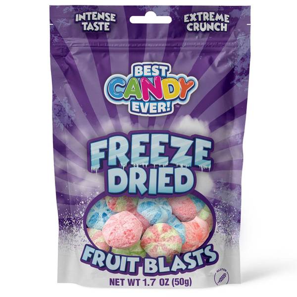 Best Candy Ever! 1.7 oz Fruit Blasts Freeze Dried Candy - 733356 ...