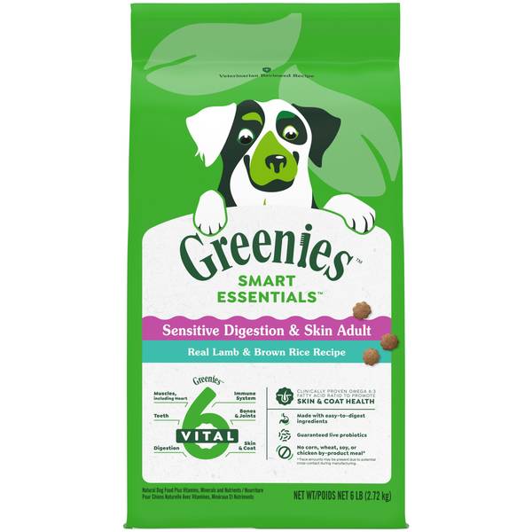 Greenies Smart Essentials Sensitive Digestion & Skin Adult Dry Dog Food ...