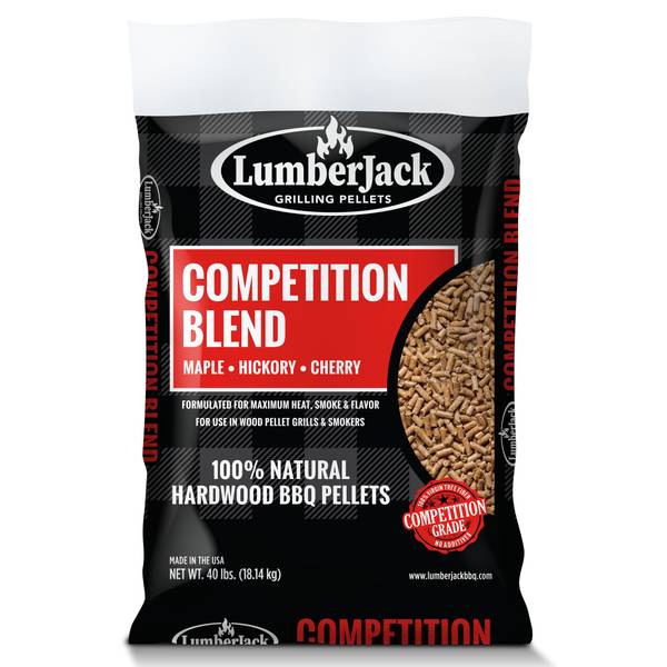 Lumber Jack 40 lb Competition Blend BBQ Grilling Pellets - 5086 | Blain ...
