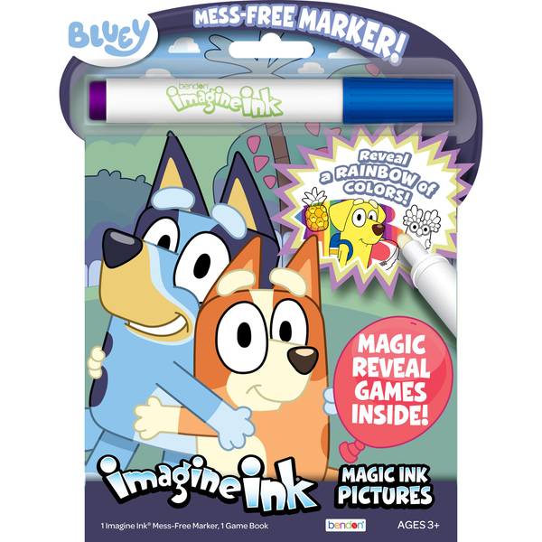 Bendon Publishing Bluey Imagine Ink Magic Pictures - 54441-1 | Blain's ...