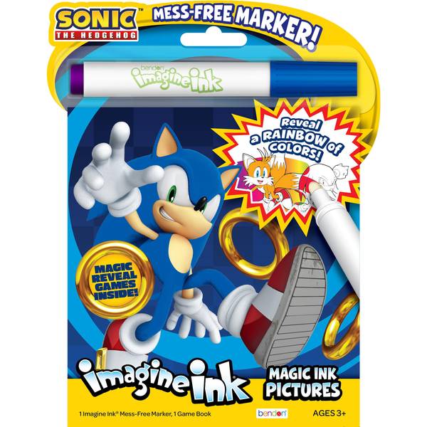 Bendon Publishing Sonic Imagine Ink Magic Pictures - 61309-1 | Blain's ...