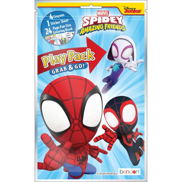 Bendon Publishing Spidey and His Amazing Friends Grab 'n Go Play Pack ...