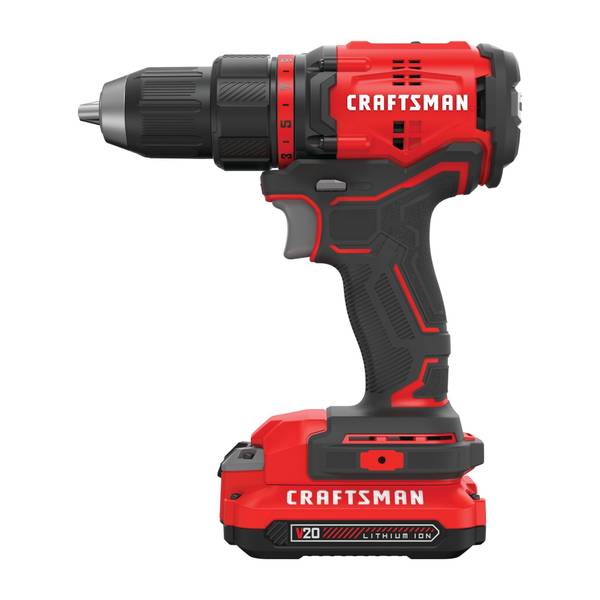 Craftsman V20* Cordless Brushless 1/2" Drill/Driver Kit - CMCD710C2 ...