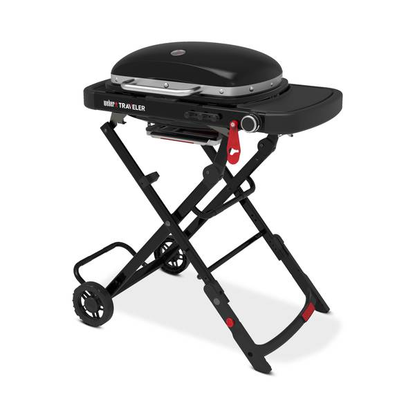 Weber Traveler Compact Portable Gas Grill - 1500460 | Blain's Farm & Fleet