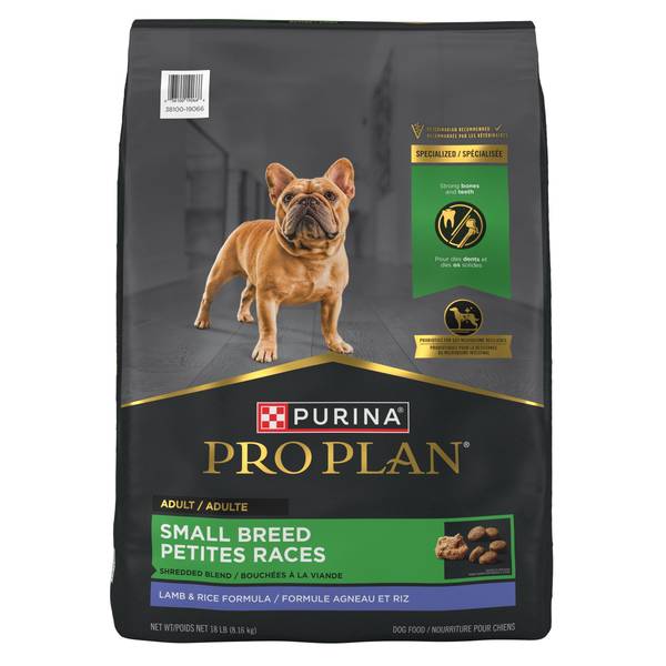 Purina Pro Plan 18 lb Small Breed High Protein Shredded Blend Lamb and ...