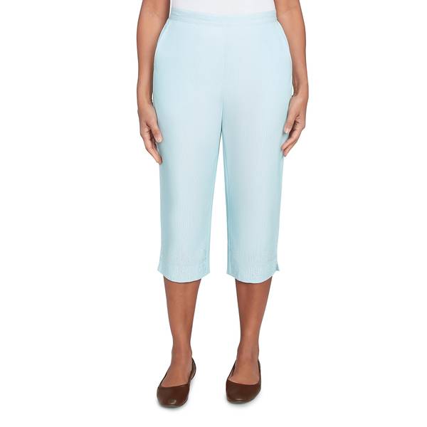 Alfred Dunner Women's Pinstripe Heat Set Capri - 95403WH-330-8 | Blain ...