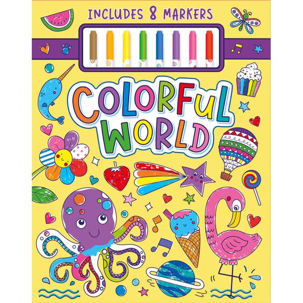 KidsBooks Publishing Colorful World Coloring Kit - 9781638542421 ...