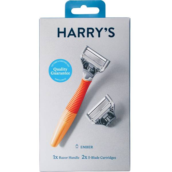 Harry's Men's Ember Handle Razor + 2 Cartridges - 669264 | Blain's Farm ...