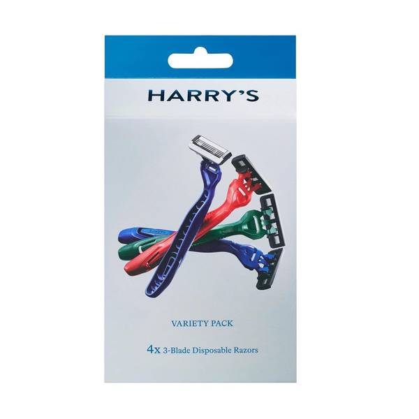 Harry's 4-Pack Men's Disposable 3 Blade Razors - 669267 | Blain's Farm ...