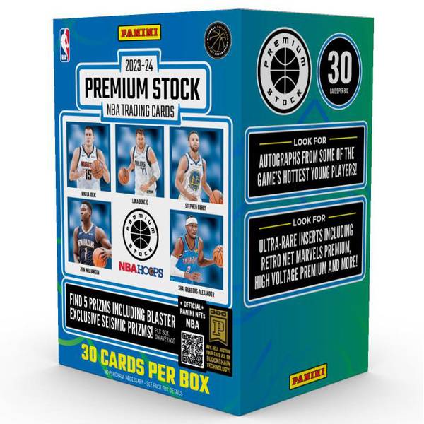 PANINI 2023-24 Panini Premium Stock Basketball Blaster Box - 2-17283-20 ...