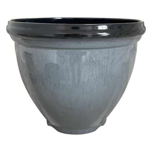 Ames 15" Neutral Gray Finish Heritage Planter - 10000-04747 | Blain's ...