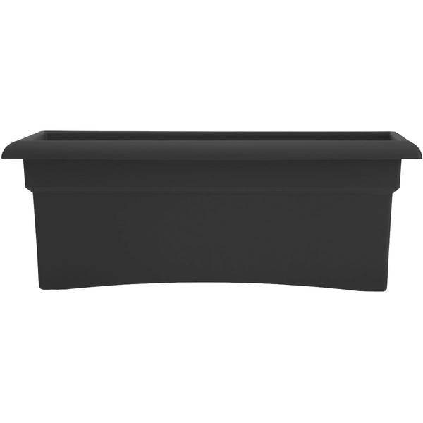 Bloem 26" Veranda Planter, Black - VER2600 | Blain's Farm & Fleet