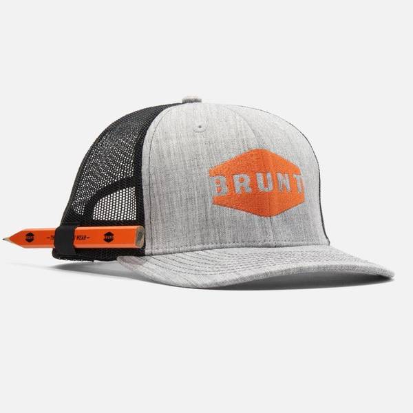 BRUNT Curved Brim Snapback - BRG11000-160-GRY-OS | Blain's Farm & Fleet
