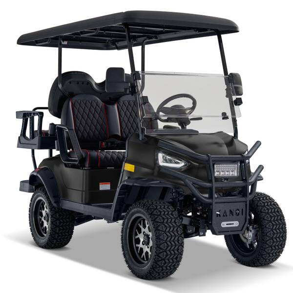 Kandi Kruiser 4P Element Lithium Golf Cart, Matte Black - BL4PLIME-MB ...