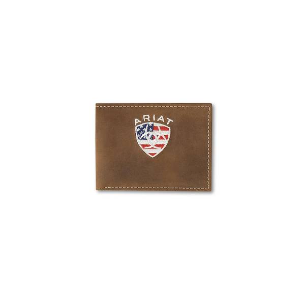 ARIAT Bifold Wallet with RWB Flag Logo - A35549217-OS | Blain's Farm ...