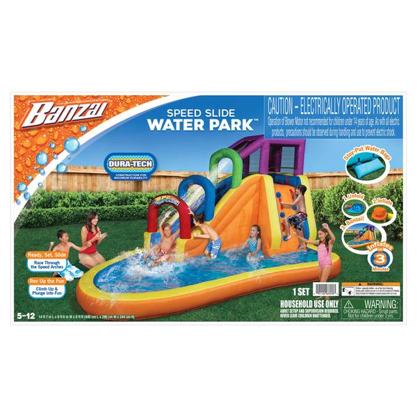 Banzai Slide Banzai Inflatable Slide Bounce N Splash Water Park