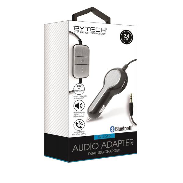 Bytech Audio Receiver USB Charger - BY-AU-AX-700-BK | Blain's Farm & Fleet