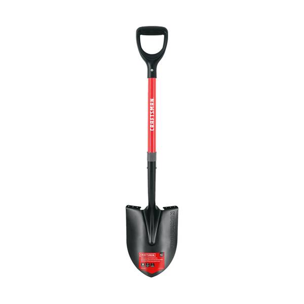 Craftsman D-Handle Fiberglass Round Point Shovel, 30" - PRY-FV-CR ...