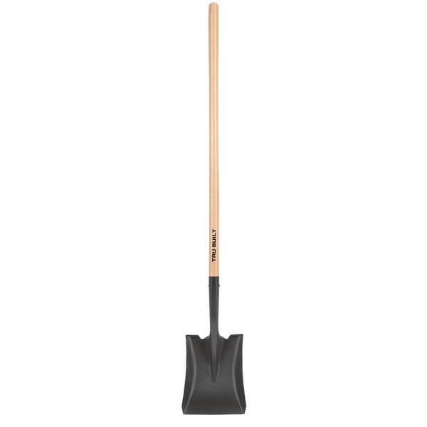 Tru-Build 45" Square Point Shovel with Wood Handle - PCL-PE | Blain's ...